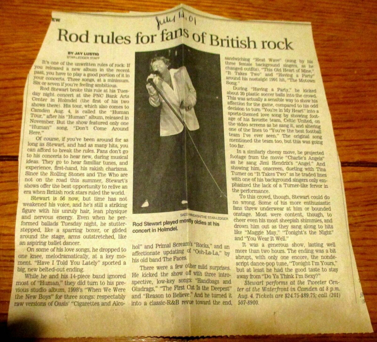 Rod Stewart Concert & Tour History (Updated for 2025) | Concert Archives