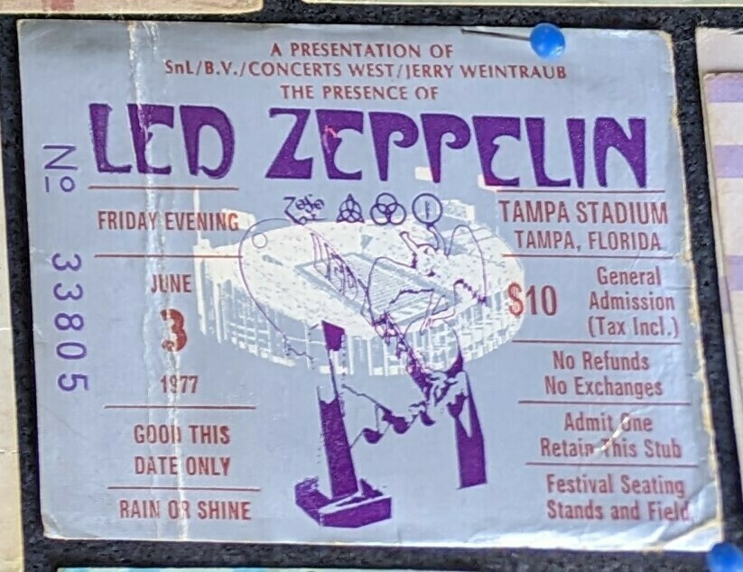 Led Zeppelin's 1977 Concert & Tour History | Concert Archives