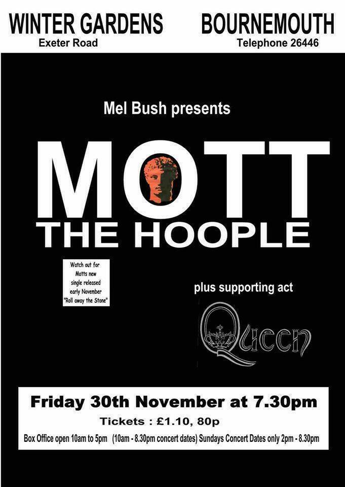 Mott the Hoople Concert & Tour History | Concert Archives