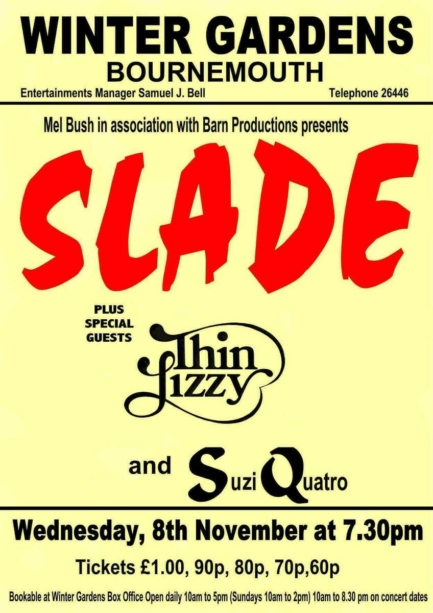 Slade Concert & Tour History (Updated for 2025) | Concert Archives
