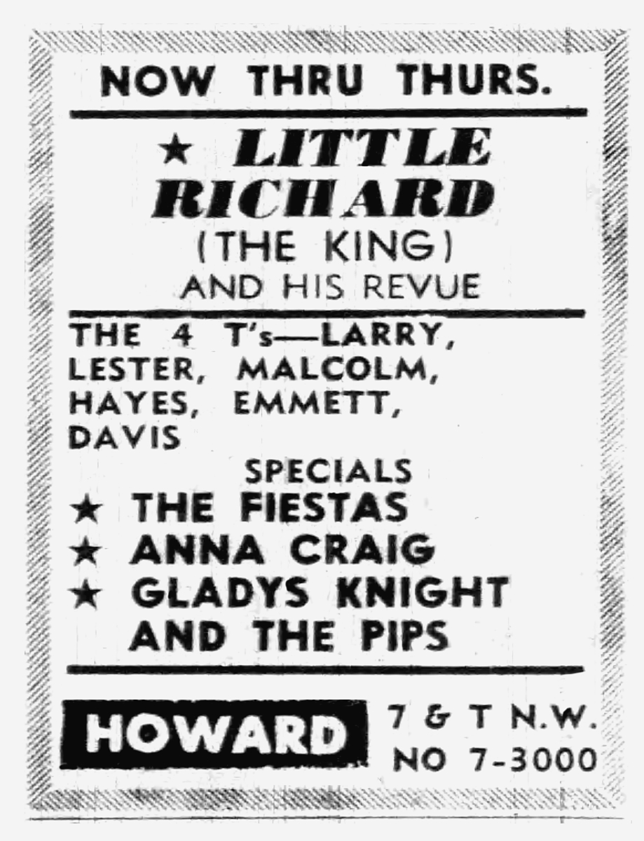 Nov 26, 1964: Little Richard / The 4 T's / Larry Laster / Malcolm Hayes ...