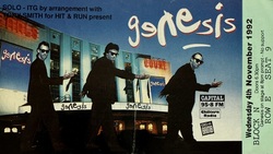 Genesis Concert & Tour History | Concert Archives