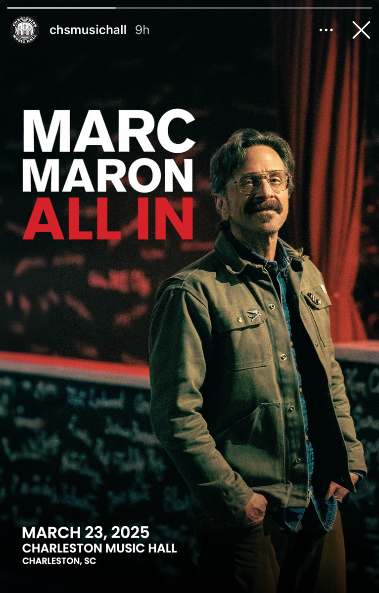 Marc Maron Concert & Tour History (Updated for 2026) | Concert Archives