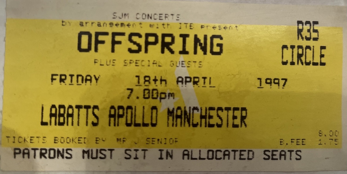 The Offspring Concert & Tour History (Updated for 2025) | Concert Archives