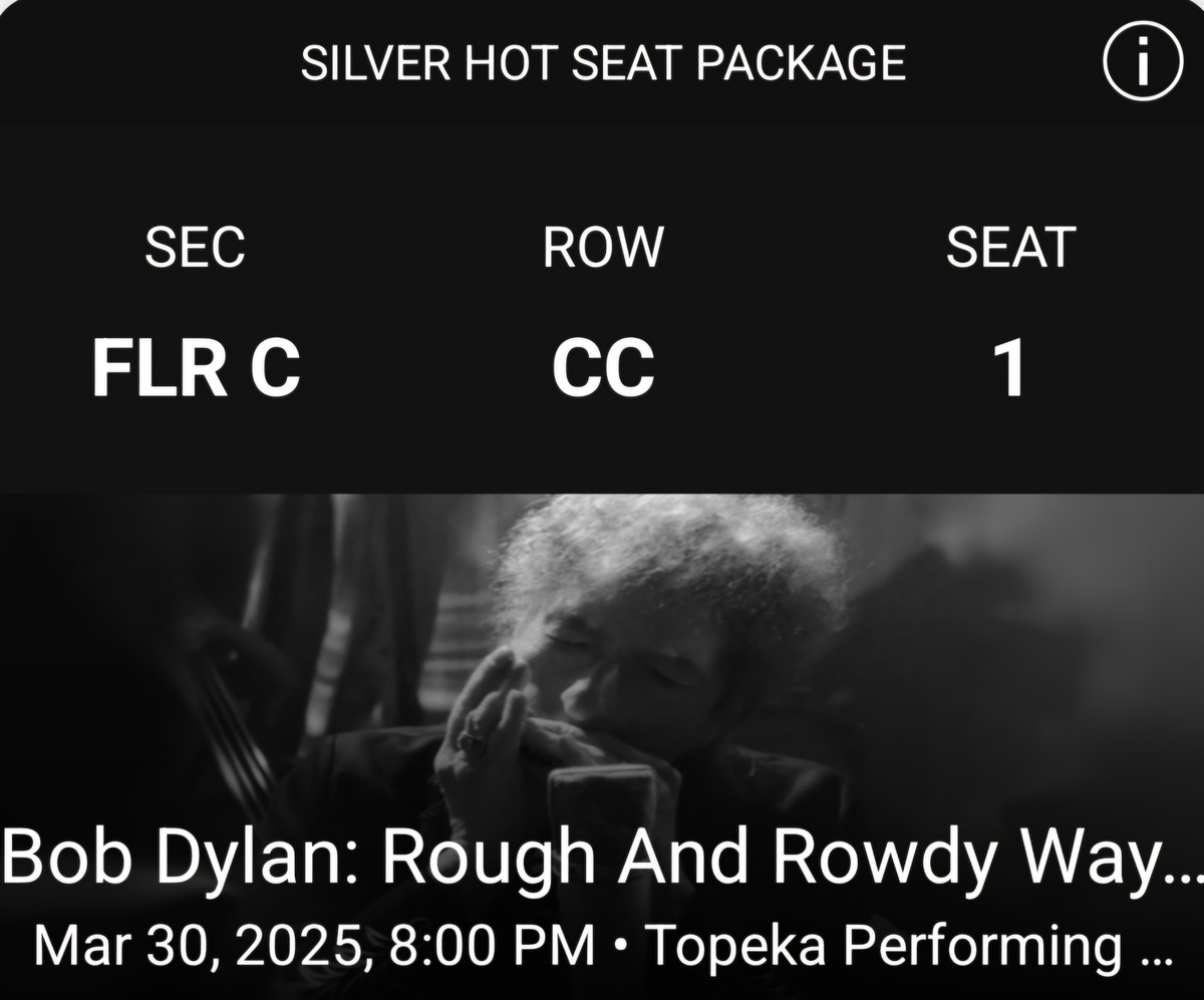 Bob Dylan Concert & Tour History (Updated for 2025) | Concert Archives