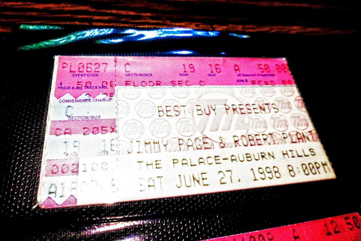 Jimmy Page & Robert Plant Concert & Tour History | Concert Archives