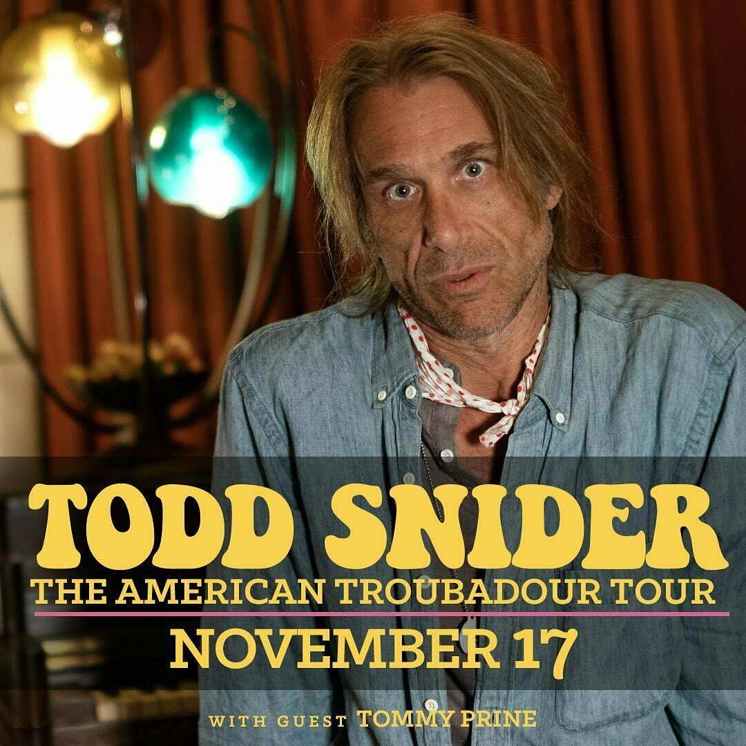 Todd Snider Concert & Tour History (Updated for 2025 - 2026) | Concert ...