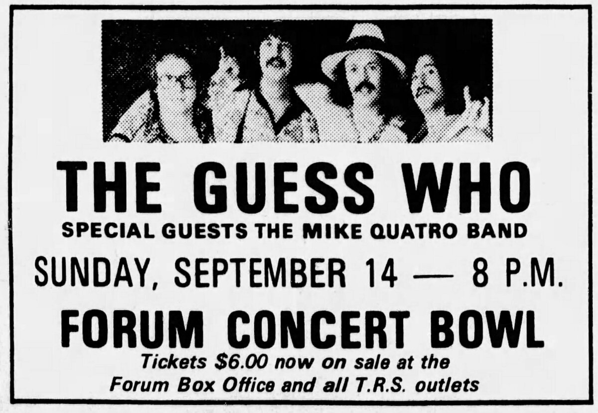 The Guess Who Concert & Tour History (Updated for 2025) | Concert Archives