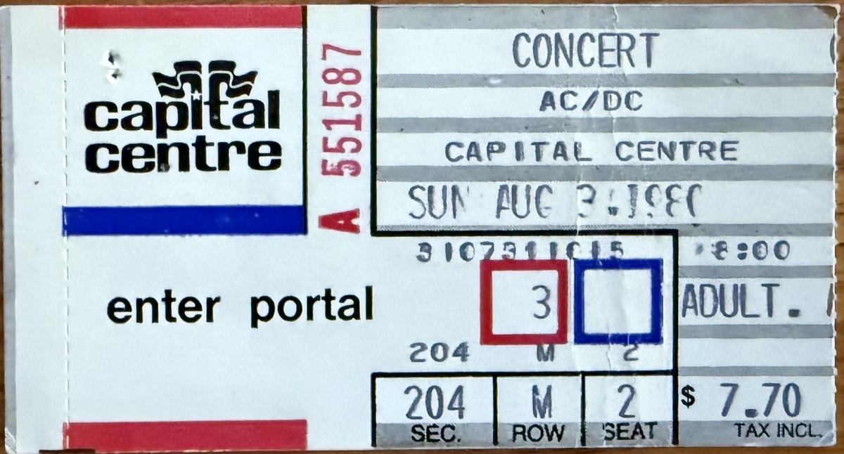 Concert History of Capital Centre Landover, Maryland, United States ...