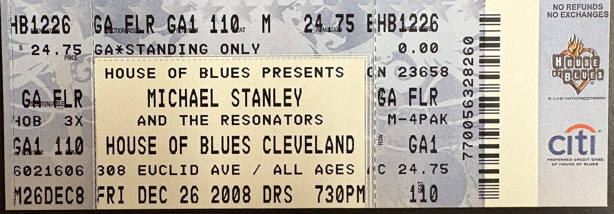 Michael Stanley & The Resonators Concert & Tour History | Concert Archives