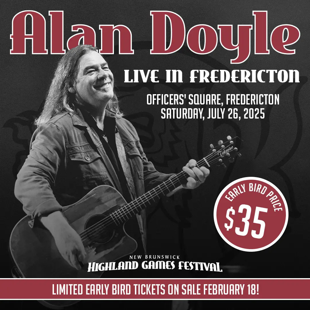 Jul 26, 2025: Alan Doyle at Officers' Square Fredericton, New Brunswick ...