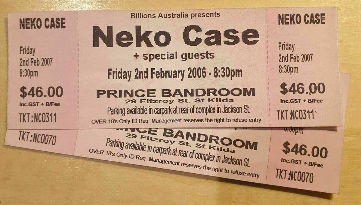 Neko Case Concert & Tour History (Updated for 2025) | Concert Archives