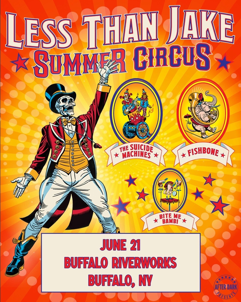 Jun 21, 2025: Less Than Jake / The Suicide Machines / Fishbone / Bite ...