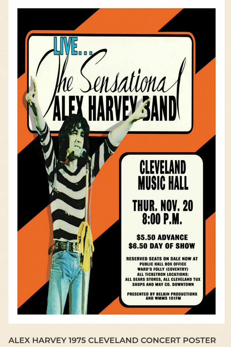 The Sensational Alex Harvey Band Concert & Tour History (Updated for ...