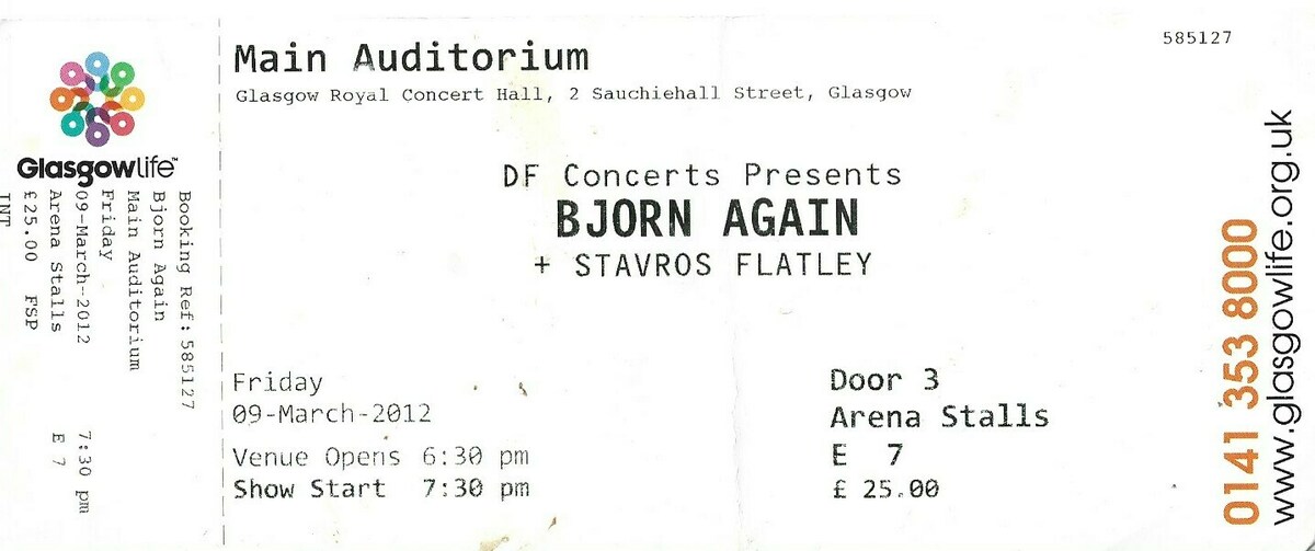 Björn Again Concert & Tour History (Updated for 2026) | Concert Archives