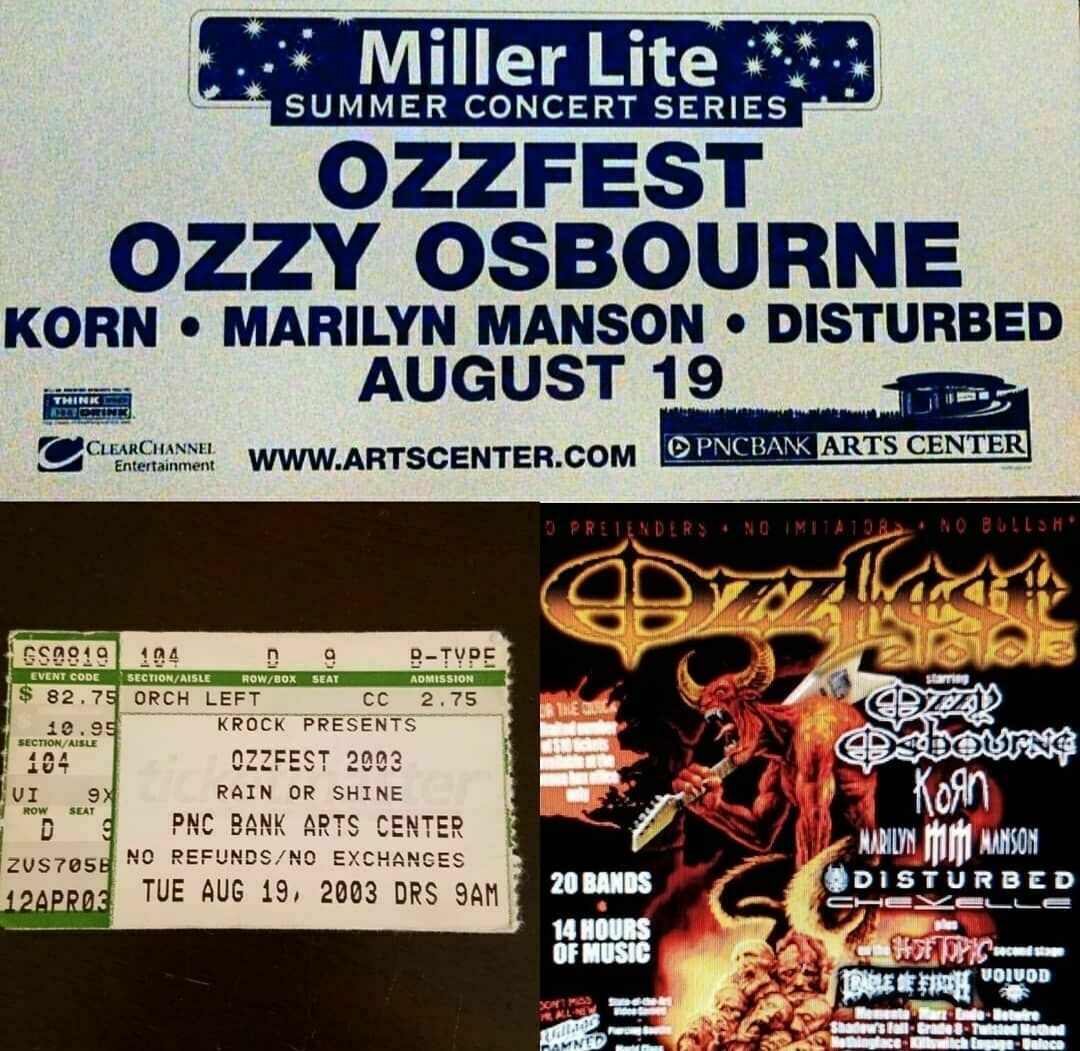 Ozzy Osbourne's 2003 Concert & Tour History | Concert Archives