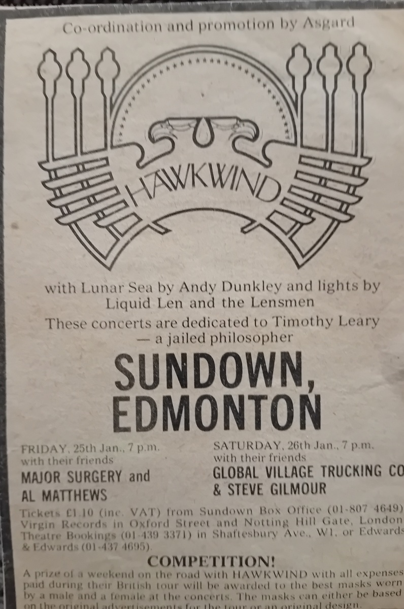 Hawkwind Concert & Tour History (Updated for 2025 - 2027) | Concert ...