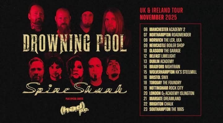 Drowning Pool Concert & Tour History (Updated for 2025) | Concert Archives
