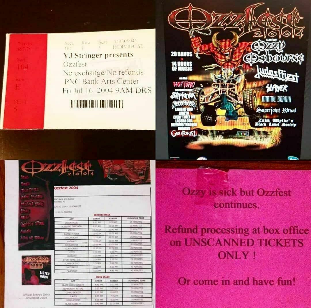 Ozzy Osbourne Concert & Tour History (Updated for 2025) | Concert Archives