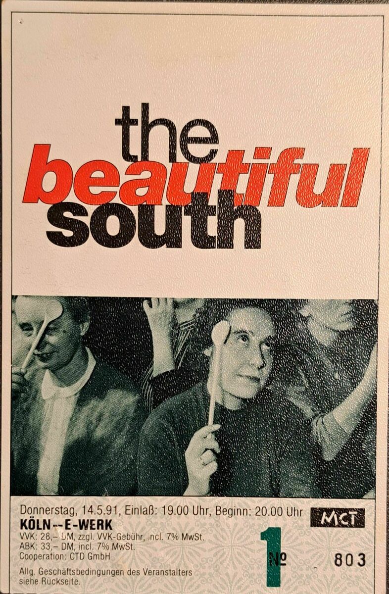 The Beautiful South Concert & Tour History | Concert Archives