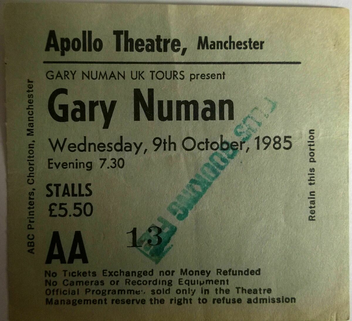 Gary Numan Concert & Tour History (Updated for 2025) | Concert Archives