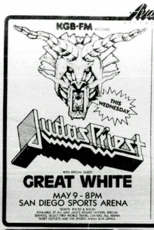 Great White Concert & Tour History (Updated for 2025 - 2026) | Concert ...