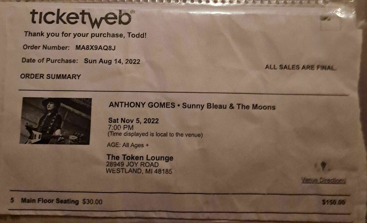 Sunny Bleau & The Moons Concert & Tour History | Concert Archives