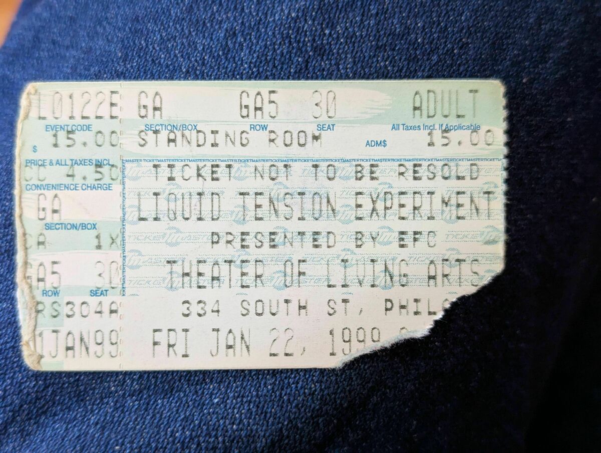 Jan 22, 1999: Liquid Tension Experiment at Theatre Of Living Arts ...