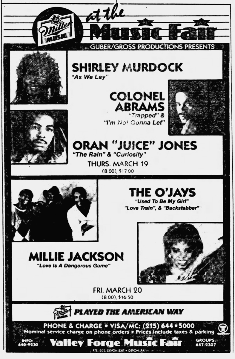 Colonel Adams Concert & Tour History | Concert Archives