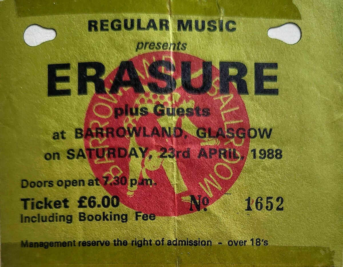 Erasure Concert & Tour History (Updated for 2025) | Concert Archives