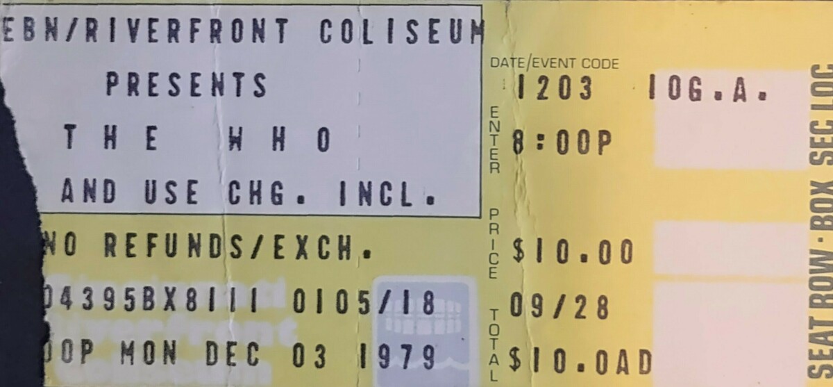 Concert History of Riverfront Coliseum Cincinnati, Ohio, United States ...