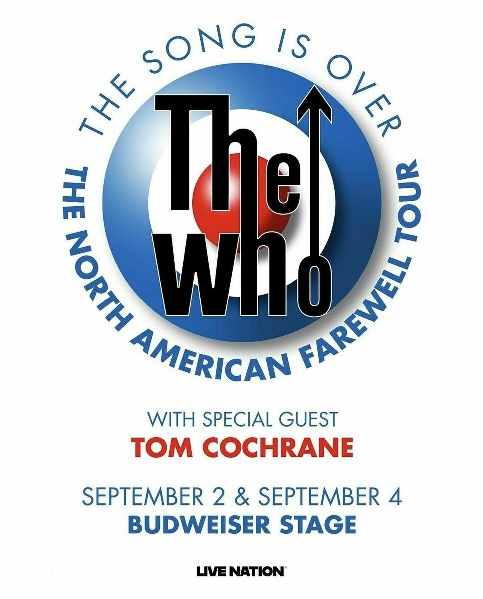 Sep 04, 2025: The Who / Tom Cochrane at Budweiser Stage, Ontario Place ...