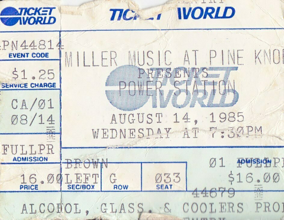 The Power Station Concert & Tour History (Updated for 2025) | Concert ...