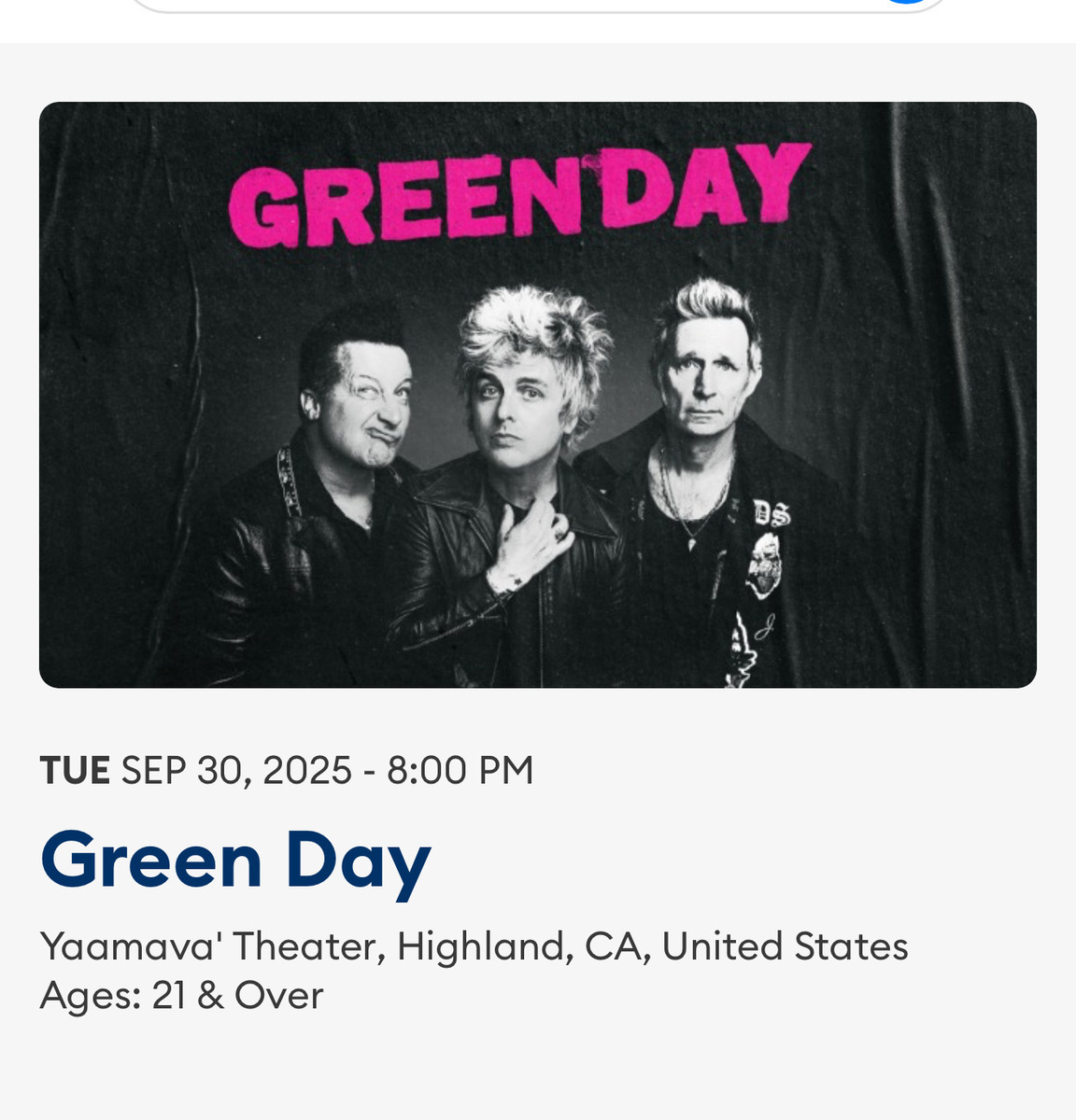 Green Day Concert Photos | Concert Archives