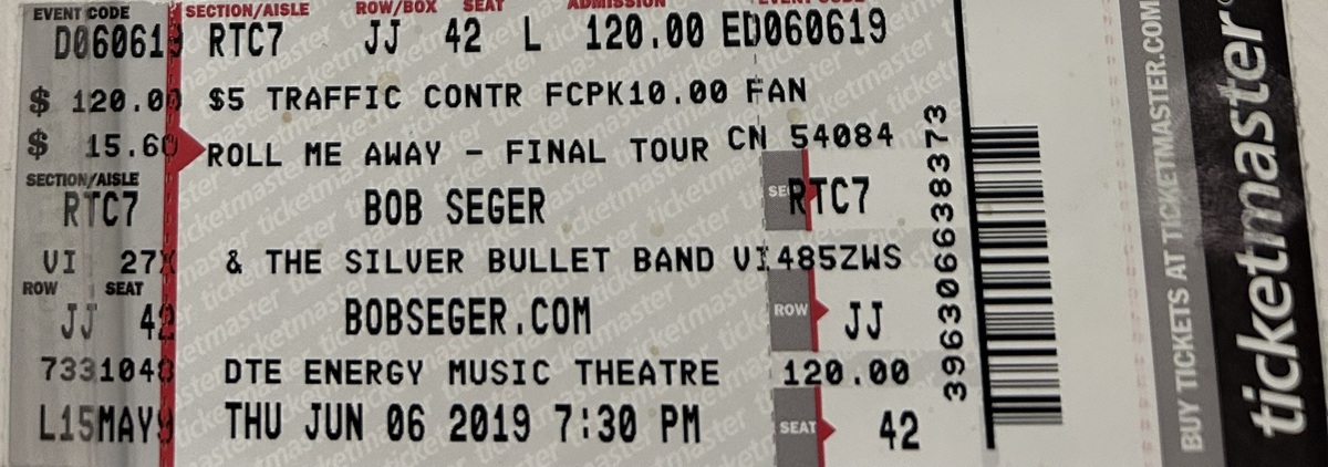 Bob Seger & The Silver Bullet Band Concert & Tour History | Concert ...