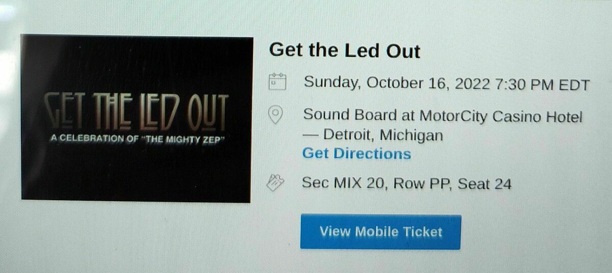 Get The Led Out Concert & Tour History (Updated for 2025 - 2026 ...