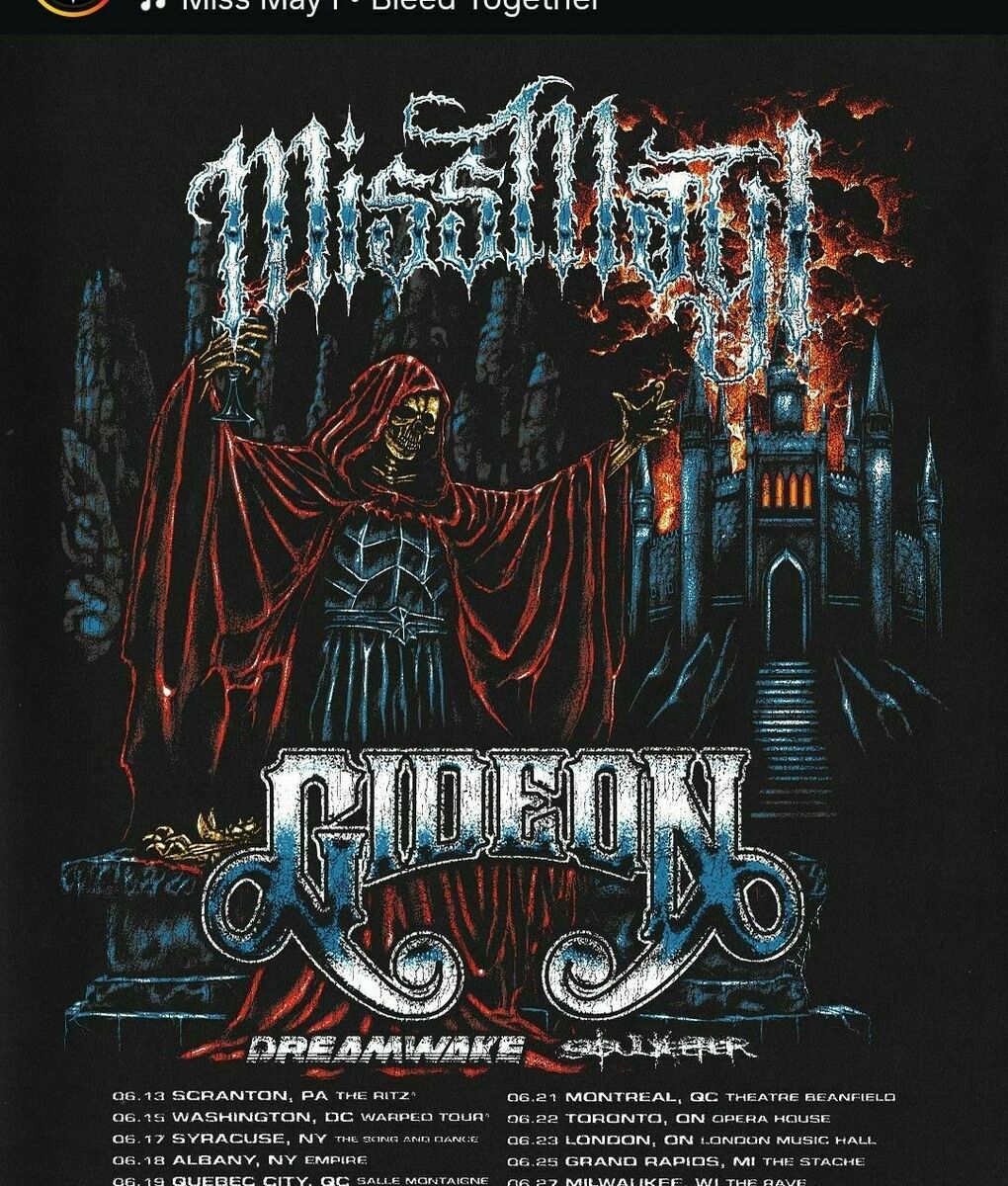 Jun 22, 2025: Miss May I / Gideon / Soulkeeper / Dreamwake at Velvet ...