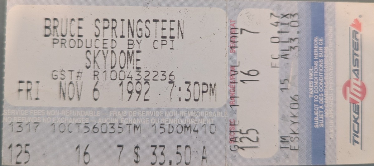 Bruce Springsteen Concert & Tour History (Updated for 2025) | Concert ...