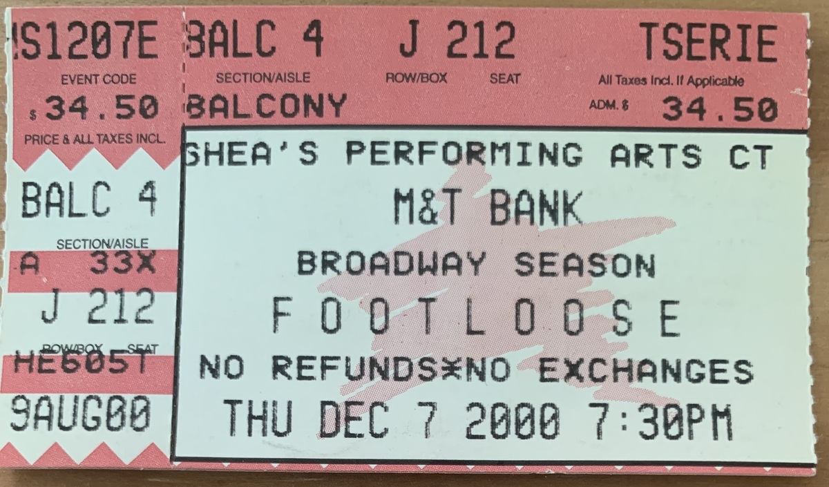 Footloose (National Tour Cast) Concert & Tour History | Concert Archives