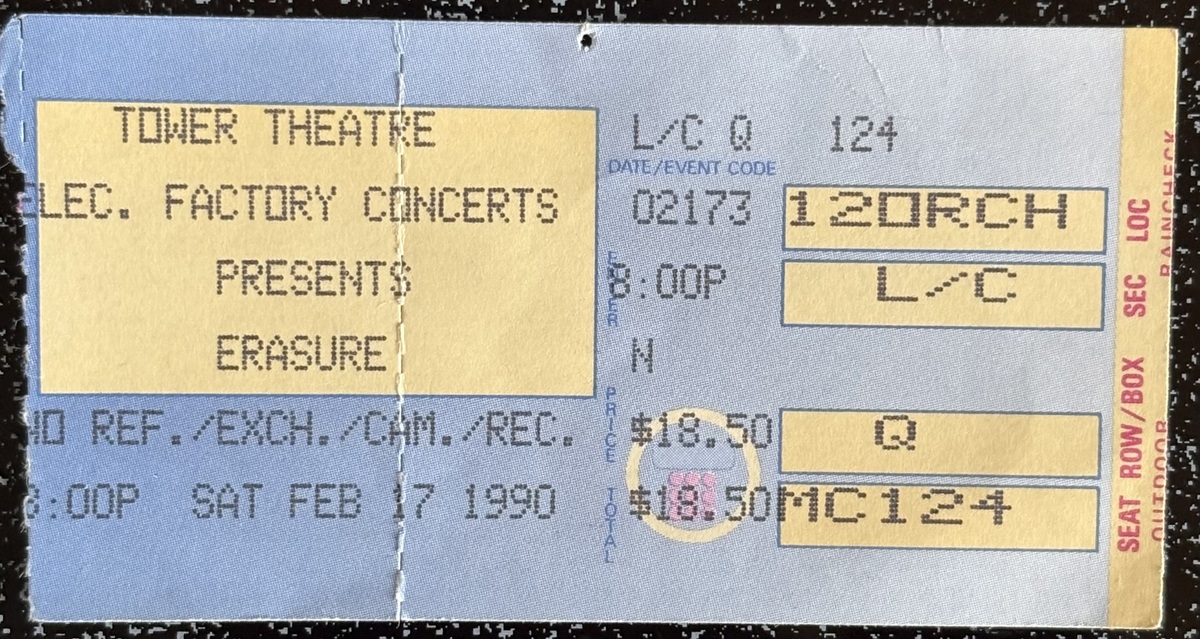 Erasure Concert & Tour History (Updated for 2025) | Concert Archives