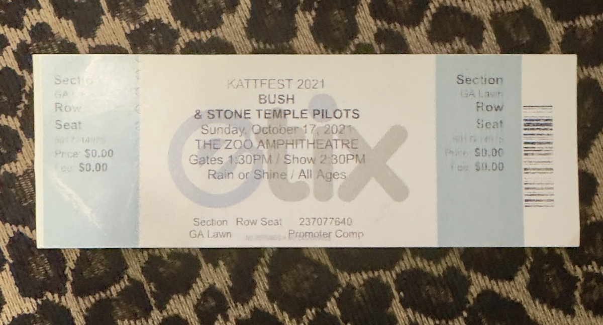 Oct 17, 2021: "Kattfest" / Stone Temple Pilots at Oklahoma City Zoo ...
