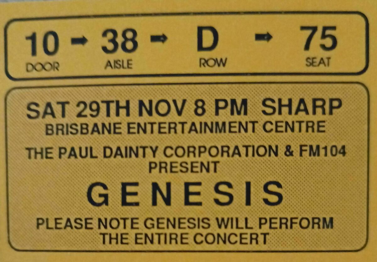 Concert History of Brisbane Entertainment Centre Brisbane Queensland ...