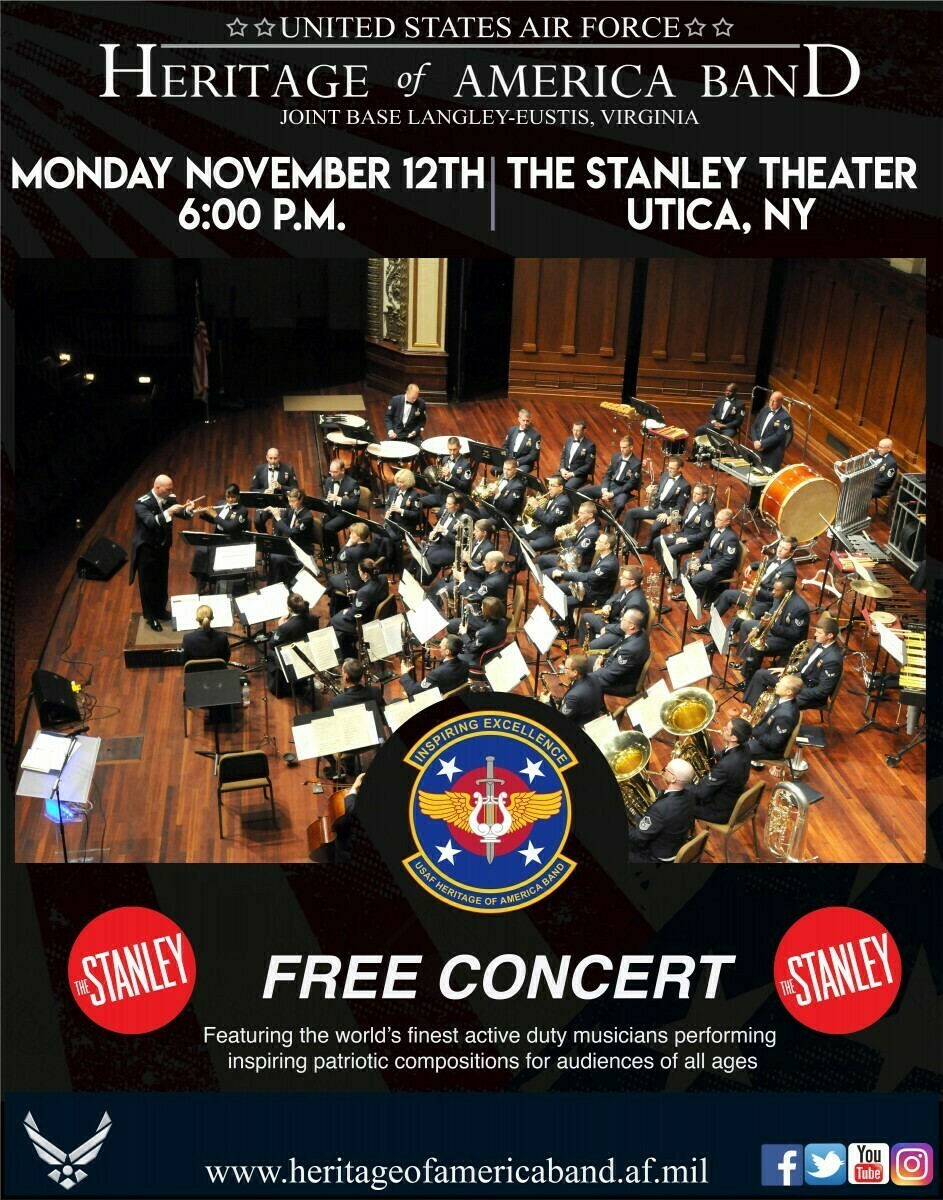 United States Air Force Heritage of America Band Concert & Tour History ...