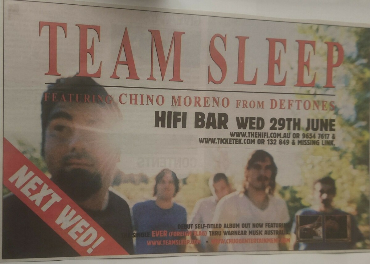 Team Sleep Concert & Tour History | Concert Archives