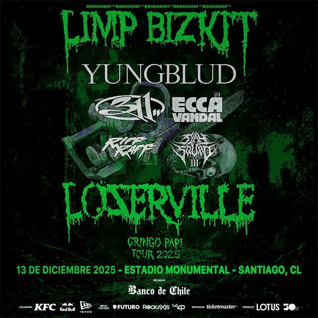 Dec 20, 2025: Limp Bizkit / YUNGBLUD / 311 / Ecca Vandal / Riff Raff ...