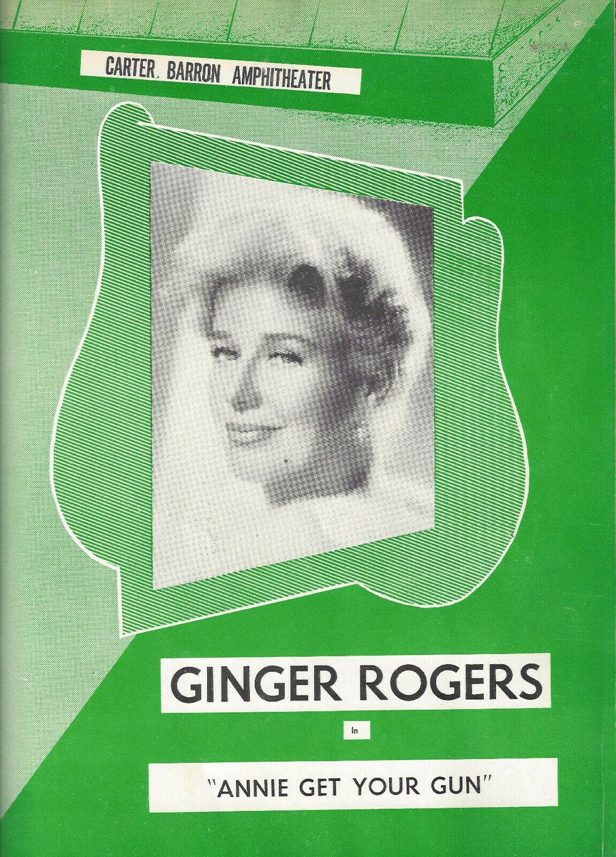 Aug 05, 1962: Annie Get Your Gun (Cast) at Carter Barron Amphitheater ...