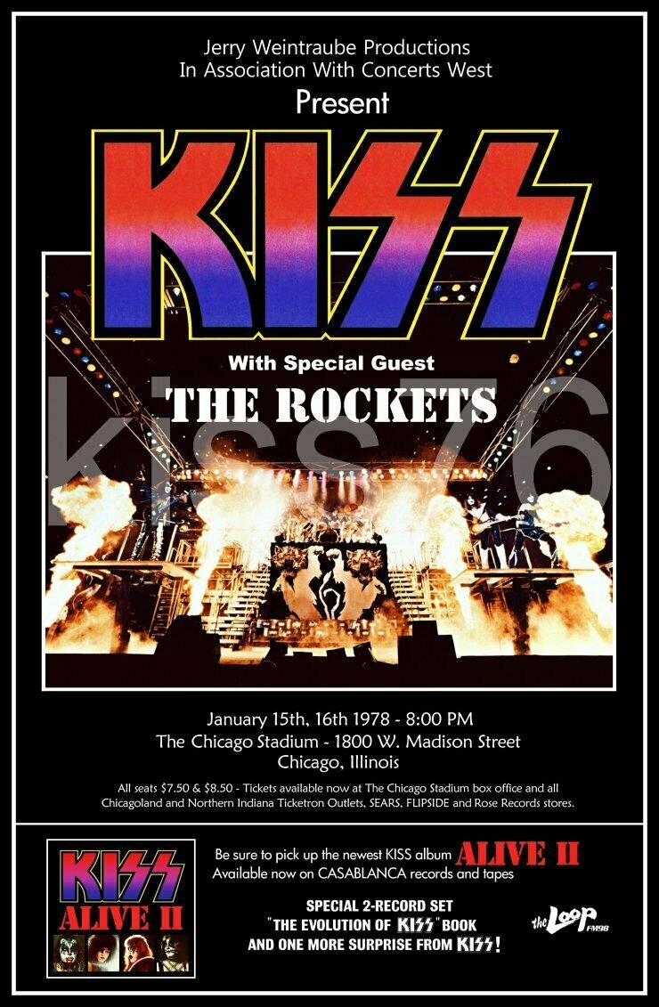 KISS's 1978 Concert & Tour History | Concert Archives