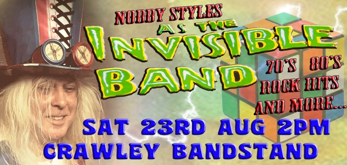 Aug 23, 2025: The Invisible Band at Memorial Gardens Crawley, England ...
