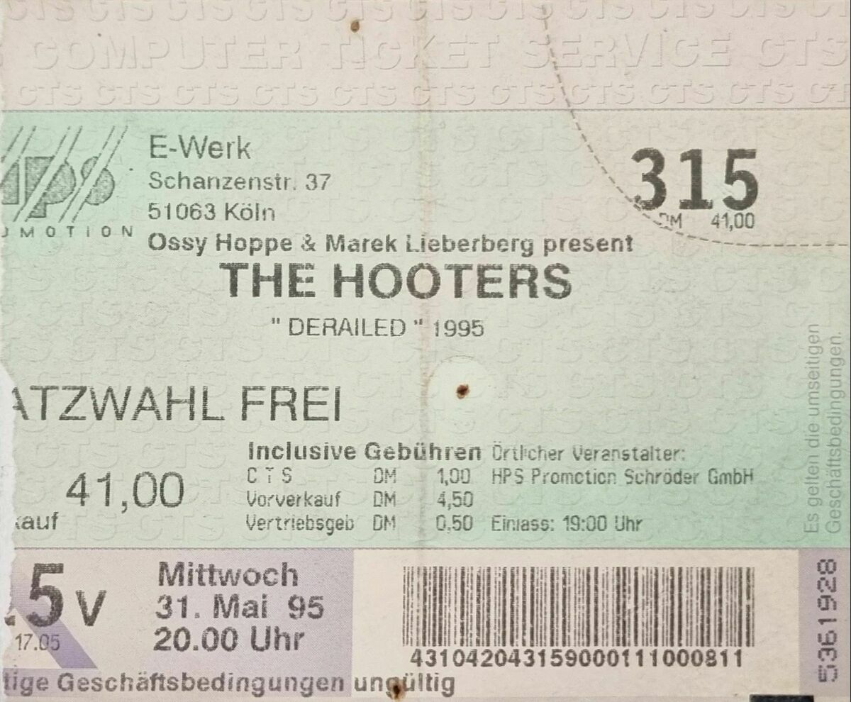 The Hooters Concert & Tour History (Updated for 2025) | Concert Archives