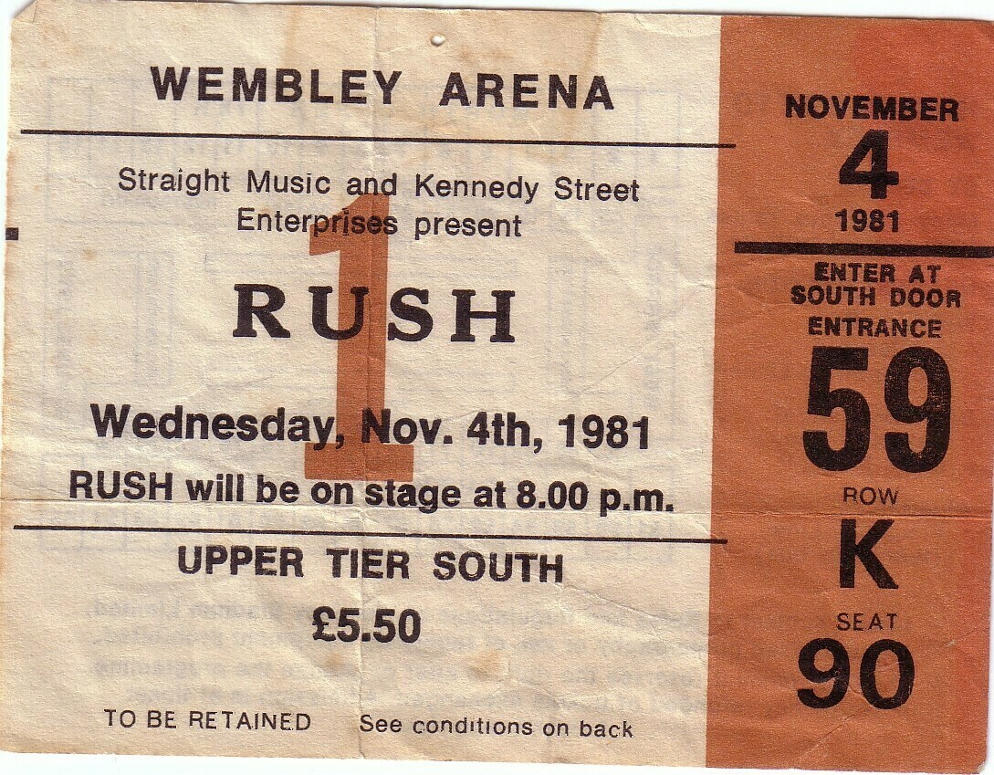 Rush's 1981 Concert & Tour History | Concert Archives